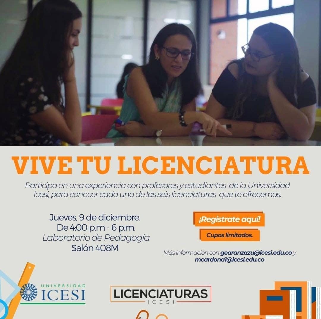 Vive tu licenciatura | Universidad Icesi