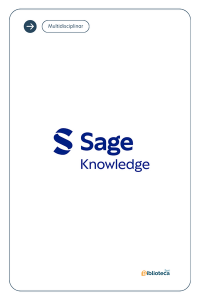 SAGE Knowledge - Libros electrónicos
