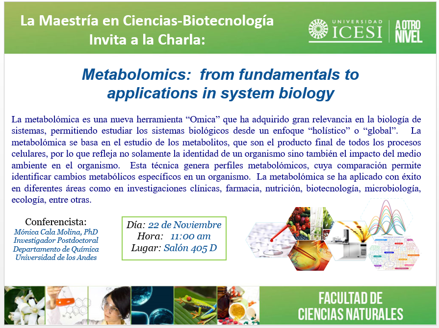 Metabolómica: Desde los fundamentos hasta las aplicaciones en el ...