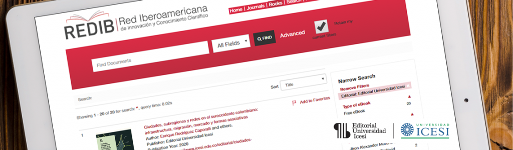 Hemos sido incluidos en RedIB - Editorial Universidad Icesi
