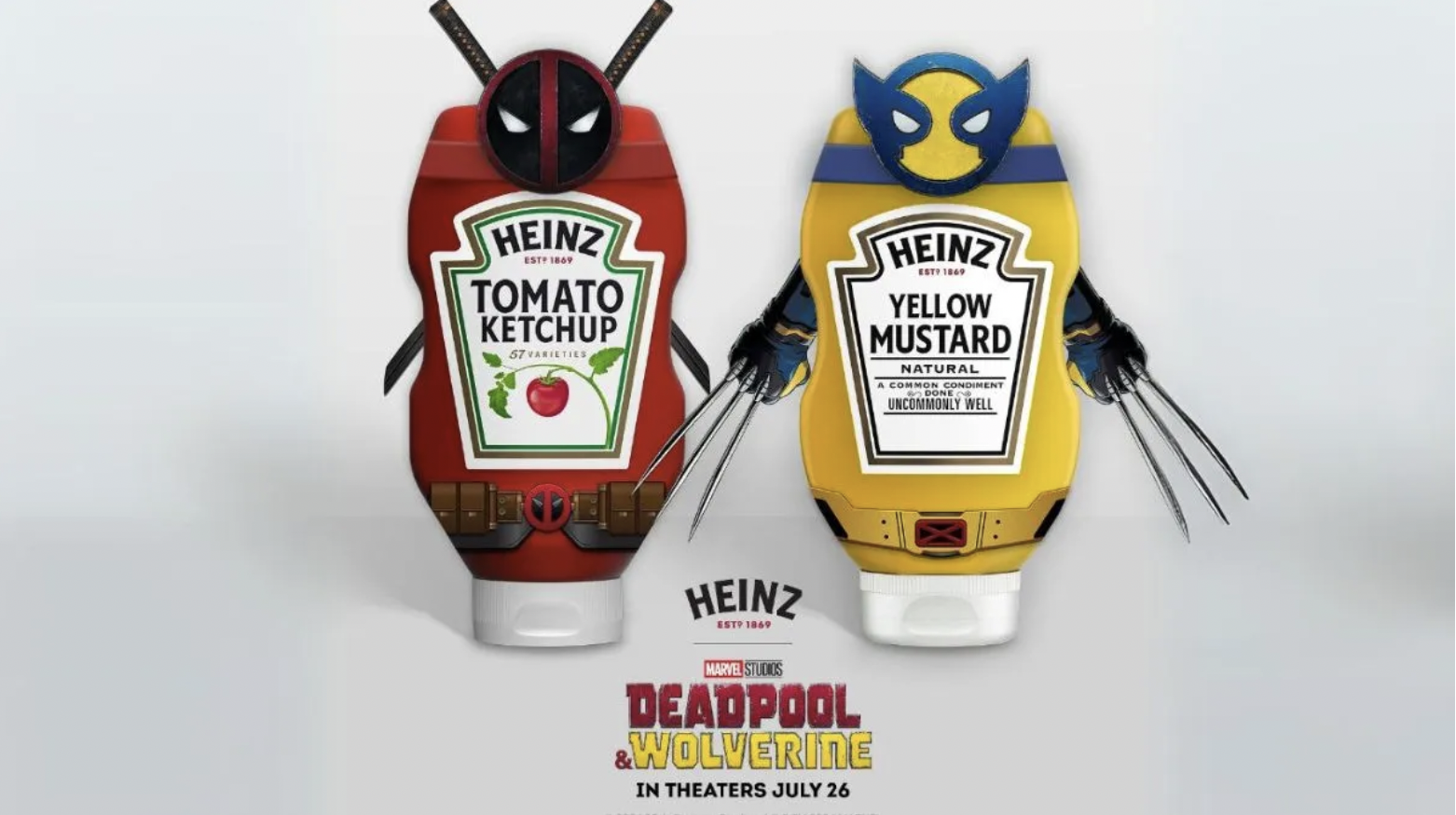 Heinz muestra que Deadpool es el kétchup y Lobezno la mostaza y ya no ...