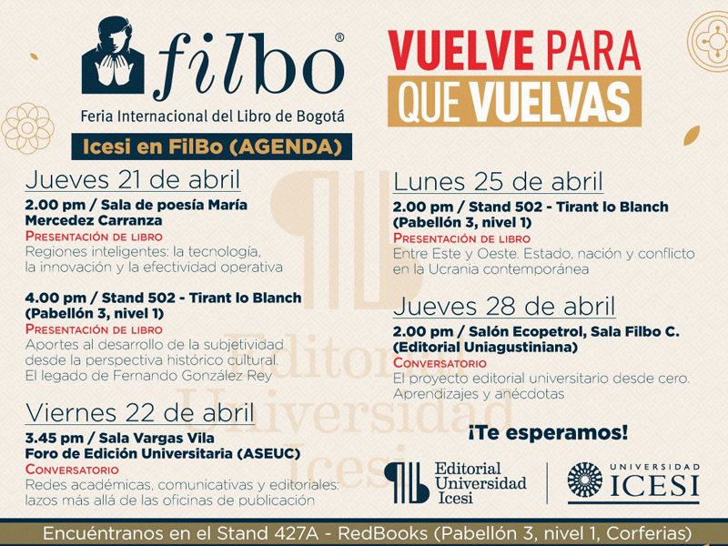 Icesi presente el FilBo 2022 - Universidad Icesi